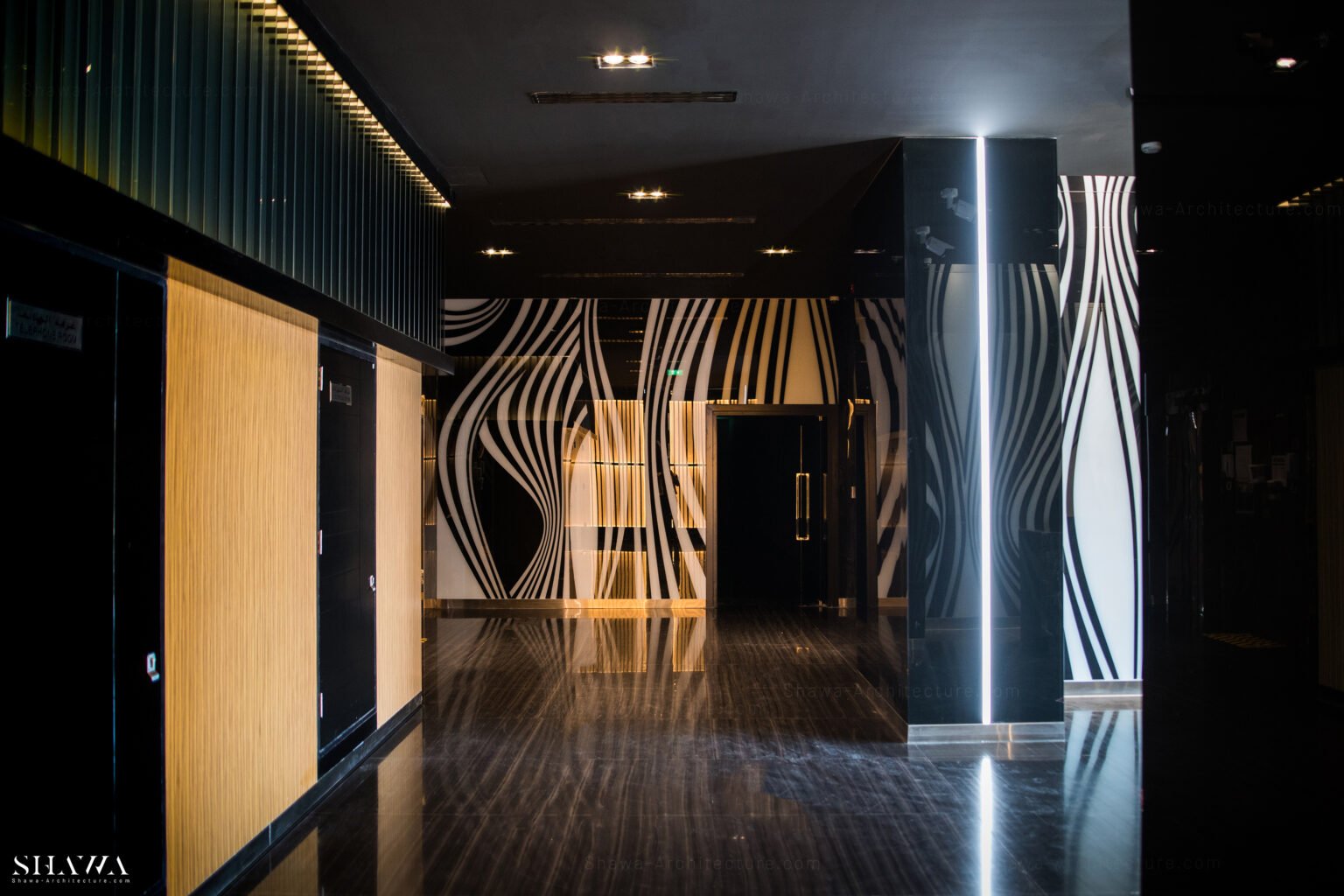 SERINA BUILDING ENTRANCE LOBBY & CORRIDORS - shawa architecture