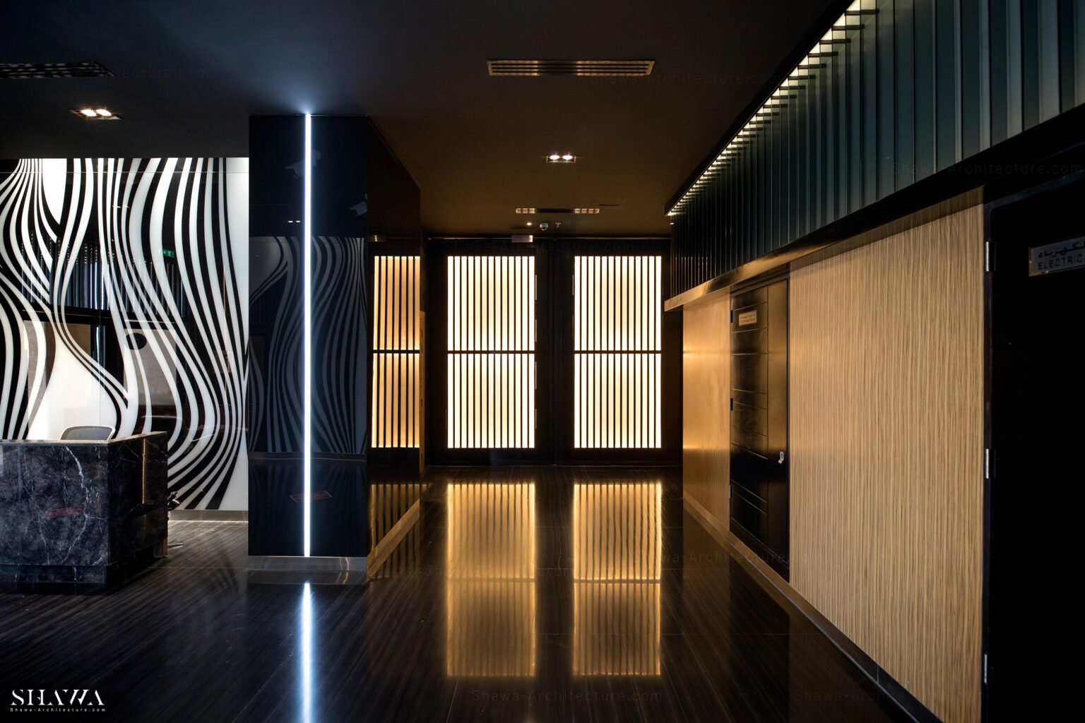 SERINA BUILDING ENTRANCE LOBBY & CORRIDORS - shawa architecture