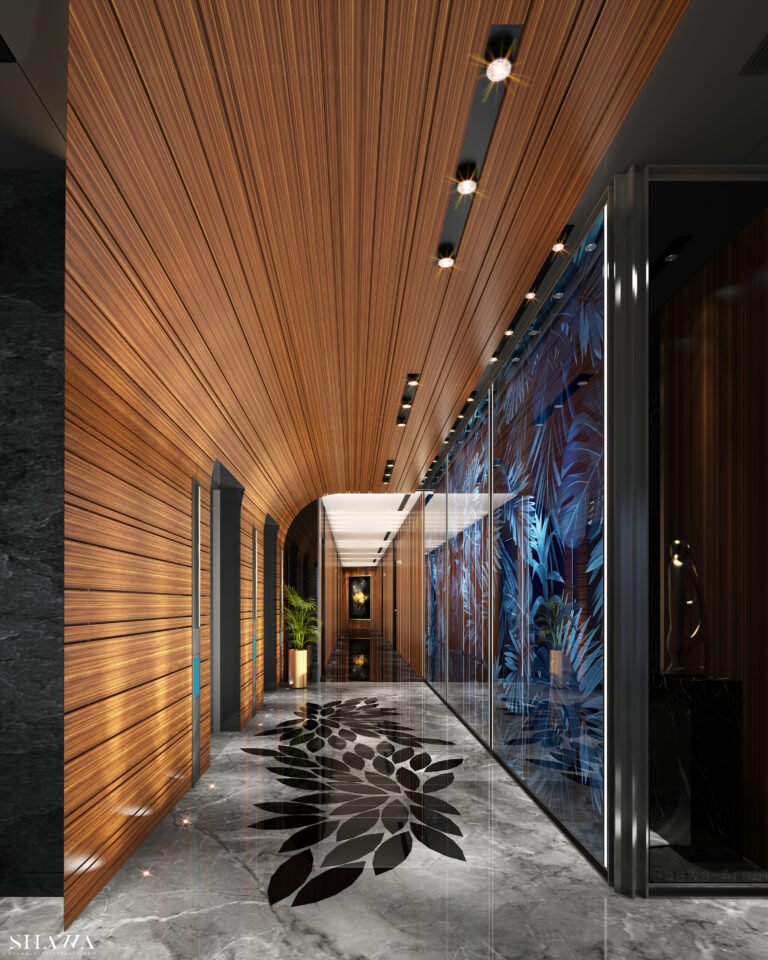LOURINA BUILDING ENTRANCE LOBBY & CORRIDORS - shawa architecture