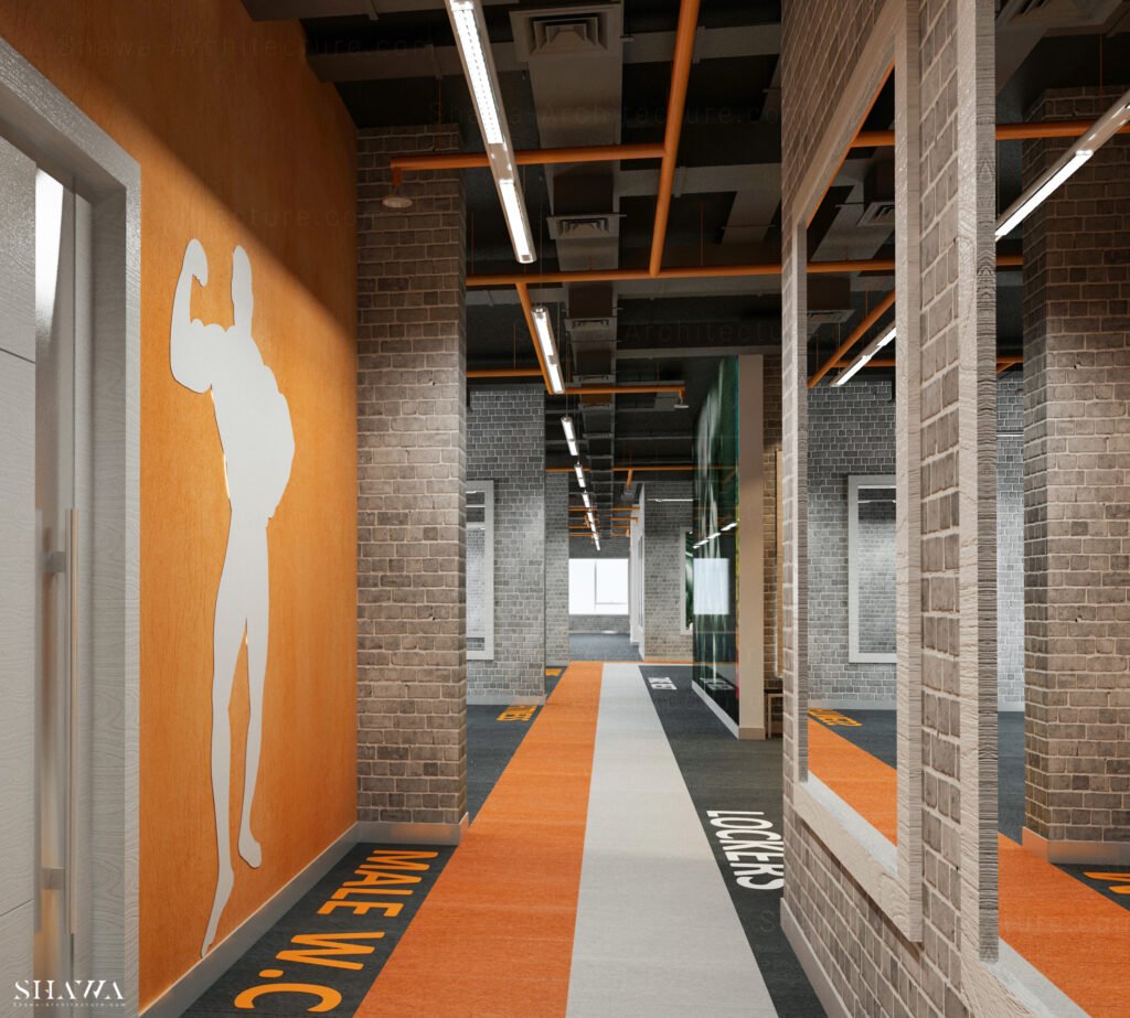 AL YARMOOK TOWER GYM - shawa architecture